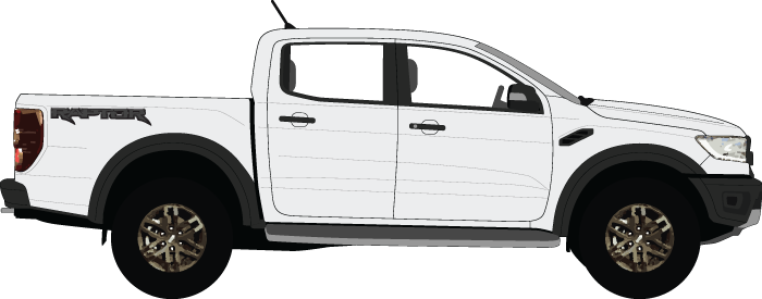 Ford Ranger 2019 to 2022 Raptor double cab – FastCars Vehicle Templates