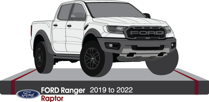 Ford Ranger 2019 to 2022 Raptor double cab – FastCars Vehicle Templates