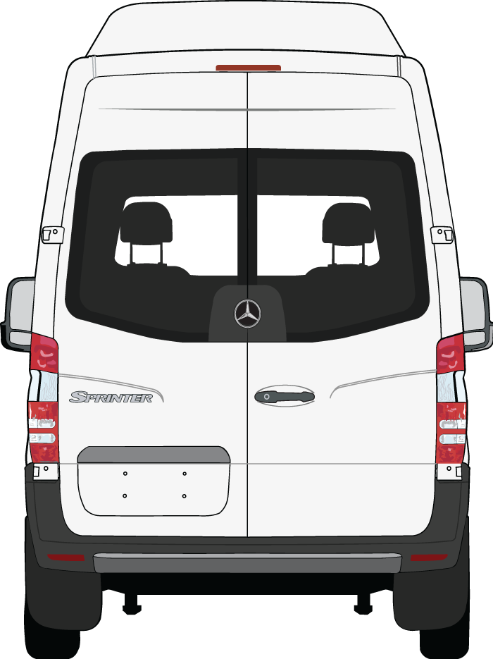 Mercedes Sprinter 2024 Super-LWB - Super High Roof -- wheel base 4325m ...