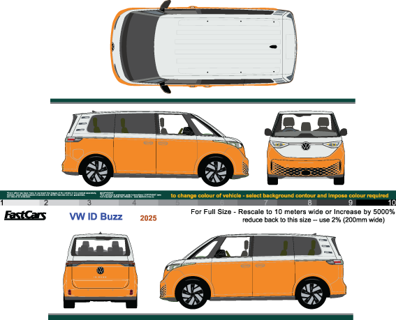 VW ID Buzz 2025 - Passenger – FastCars Vehicle Templates
