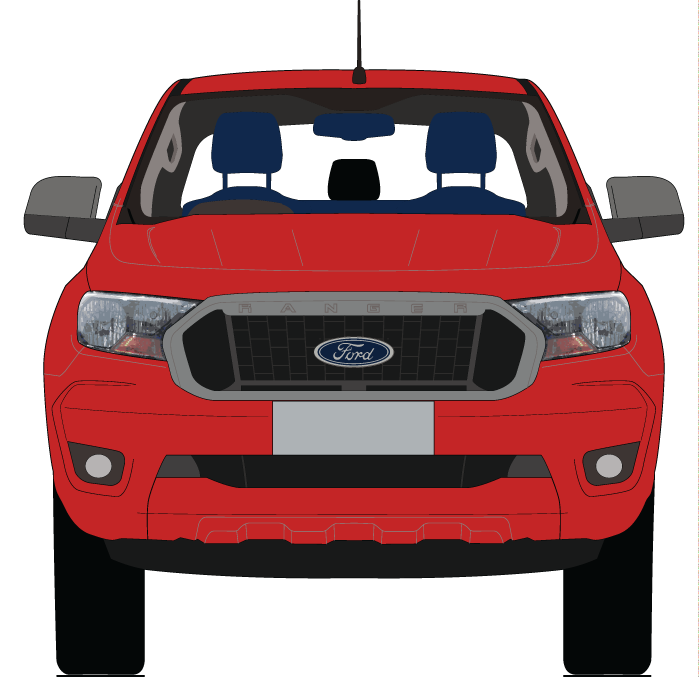 Ford Ranger 2019 to 2022 -- Double Cab Chassis XL – FastCars Vehicle ...