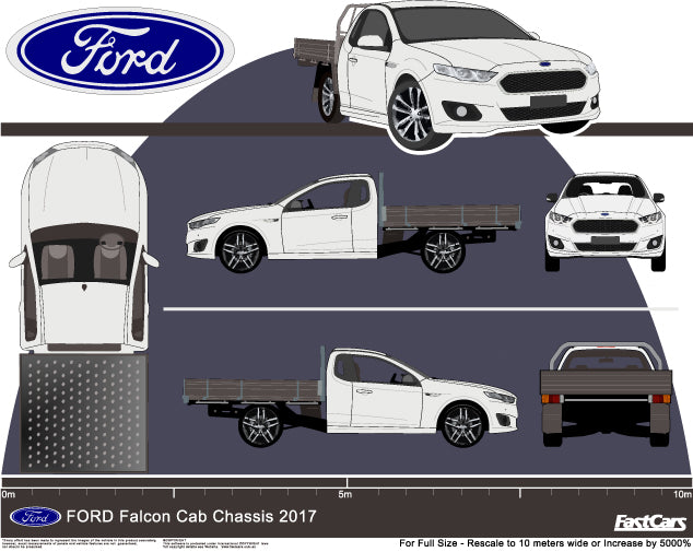 Ford Falcon 2017 Cab Chassis – FastCars Vehicle Templates