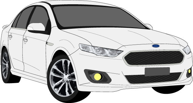 ford falcon coloring pages