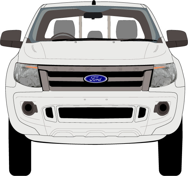Ford Ranger 2011 to 2015 -- Super Cab 4X4 / 4X2 Hi-Rider Pickup ute ...