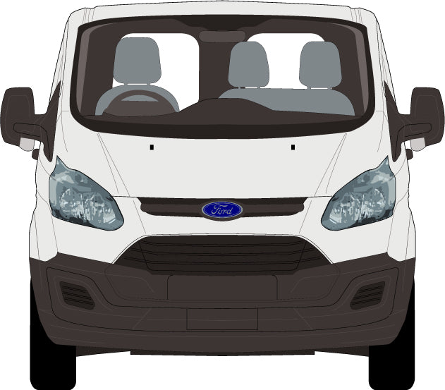 Ford Transit Custom 2015 to 2017 -- LWB van – FastCars Vehicle Templates