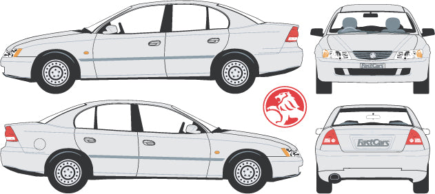 Holden Commodore 2004 VY Sedan – FastCars Vehicle Templates