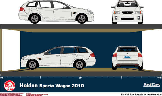 Holden Commodore 2010 Sportswagon – FastCars Vehicle Templates