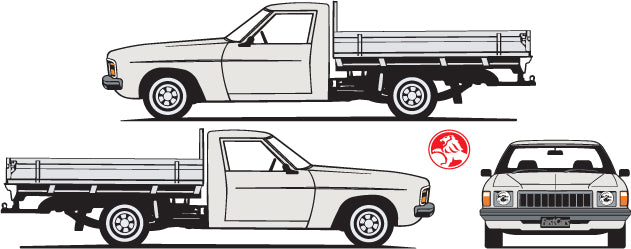 Holden HZ 1979 1 Tonner/Tray – FastCars Vehicle Templates