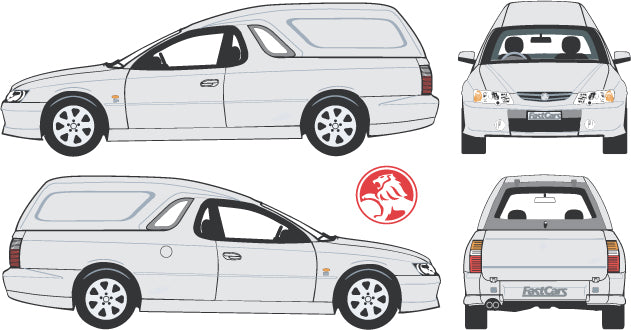 Holden Commodore 2004 VY Ute -- SS Ute / Canopy – FastCars Vehicle ...
