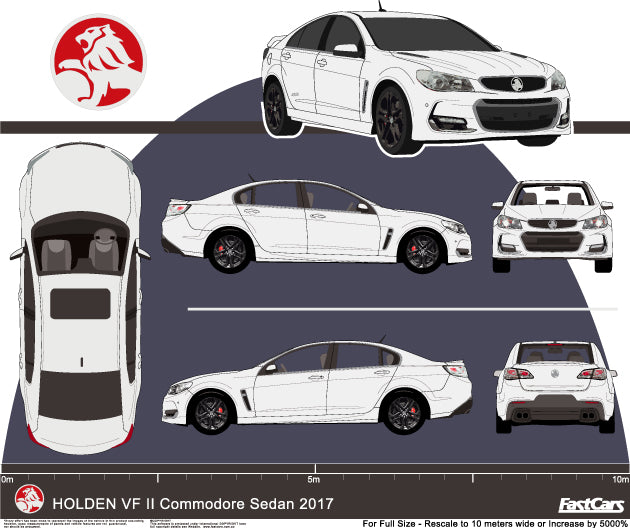 Holden Commodore 2017 VF11 Sedan – FastCars Vehicle Templates