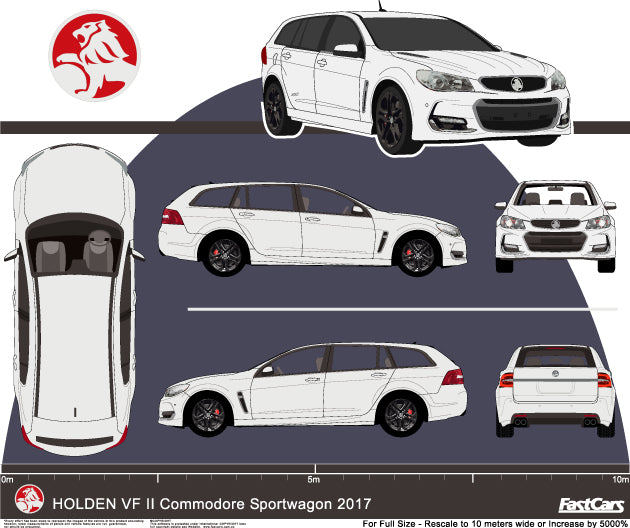 Holden Commodore 2017 VF Sportswagon – FastCars Vehicle Templates