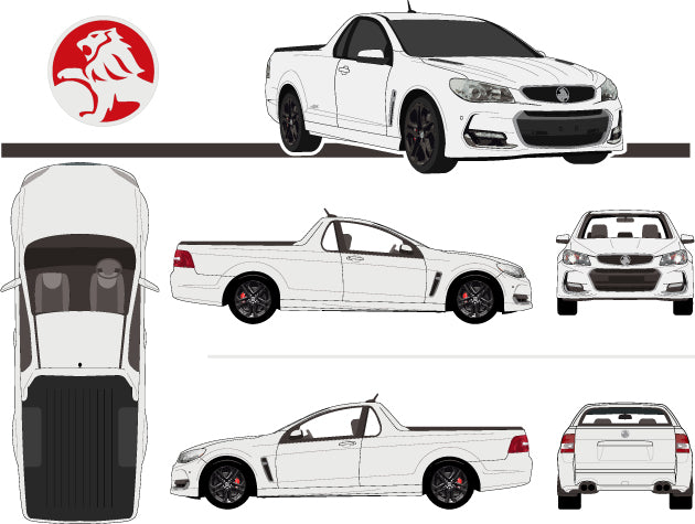Holden Commodore 2017 VF11 Ute – FastCars Vehicle Templates