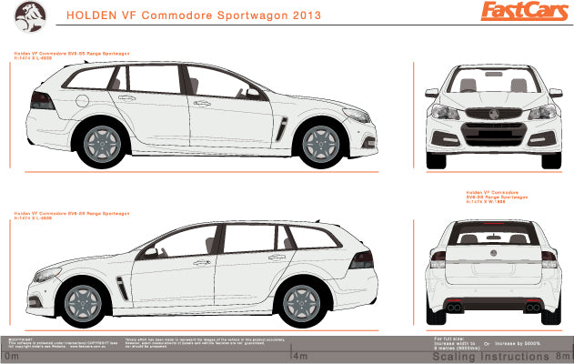 Holden Commodore 2013 VF Sportswagon – FastCars Vehicle Templates