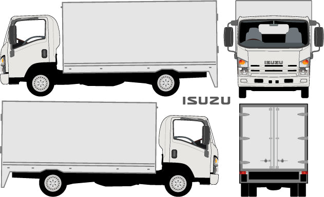 Isuzu N-Series 2007 to 2018 -- Single Cab – FastCars Vehicle Templates