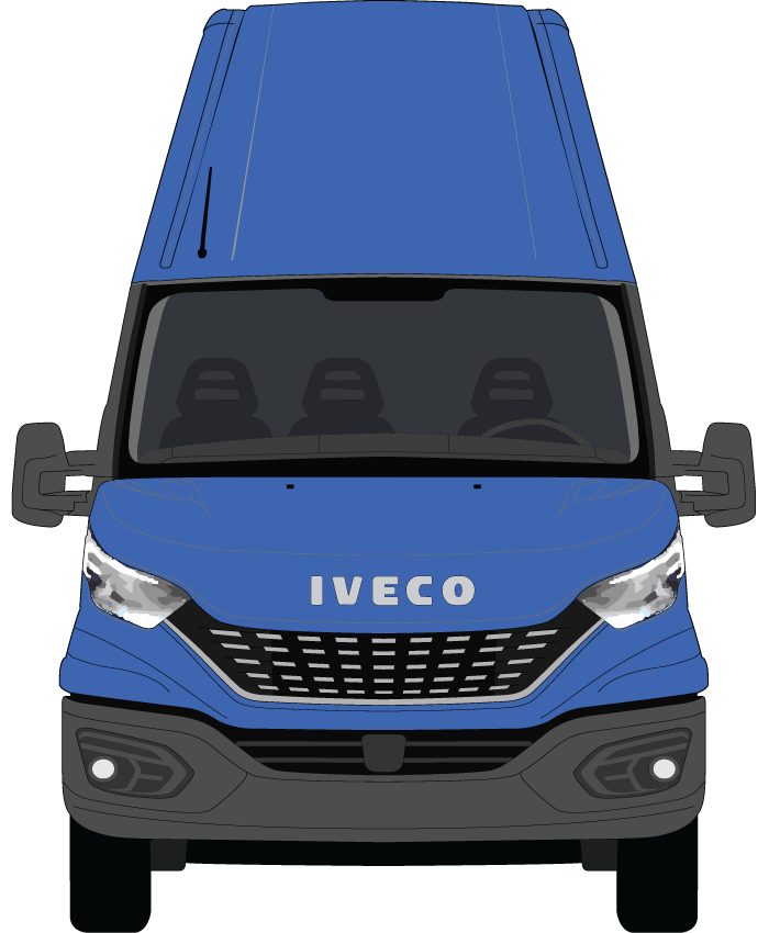 Iveco Daily 2021 to Current -- Long Wheel Base (Long Body) -- High Roo ...