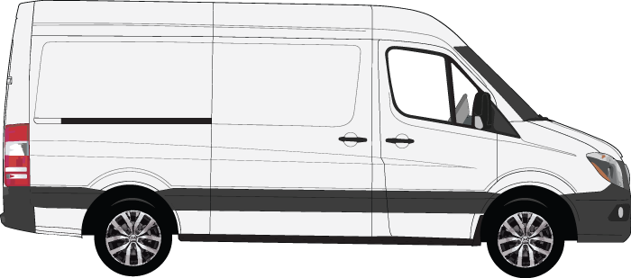 Mercedes Sprinter 2018 to 2023 -- MWB - High Roof – FastCars Vehicle ...