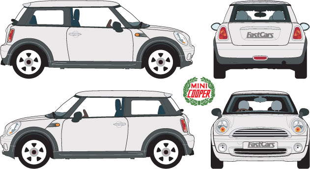 Mini Cooper 2007 sedan – FastCars Vehicle Templates