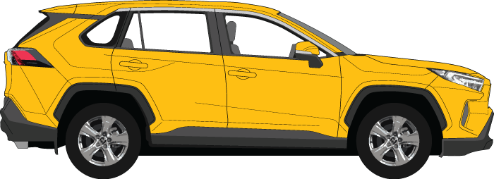 Toyota RAV4 2020 to 2023 -- 5 Door – FastCars Vehicle Templates