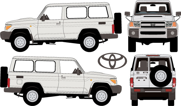 Toyota Landcruiser 2010 to 2017 -- 70 Series Troop Carrier – FastCars ...
