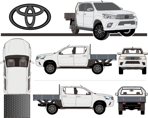 Toyota Hilux 2017 to 2018 -- Double Cab - Cab Chassis – FastCars ...