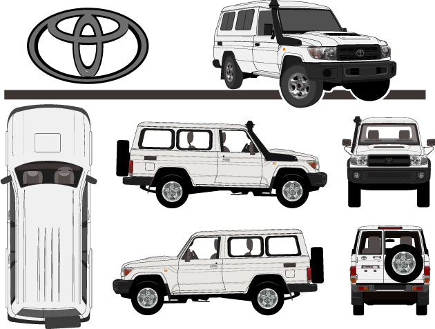 Toyota Landcruiser 2017 70 Series Troop Carrier – FastCars Vehicle ...