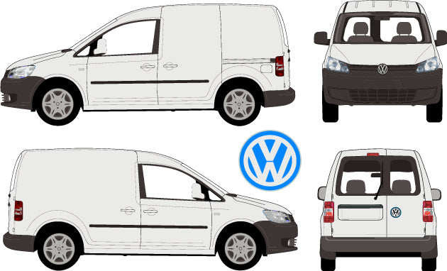 Volkswagen Caddy 2013 Standard van – FastCars Vehicle Templates