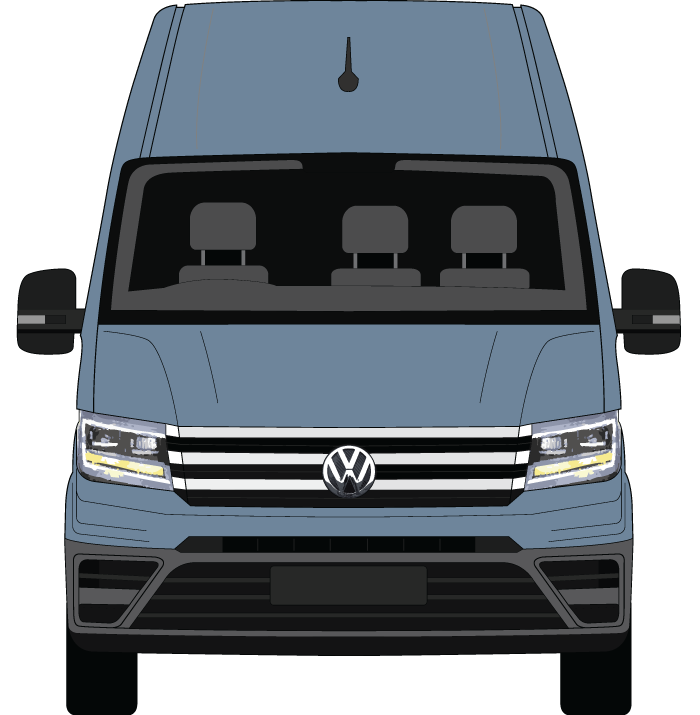 Volkswagen Crafter 2022 to Current -- LWB High Roof Extra Overhang ...