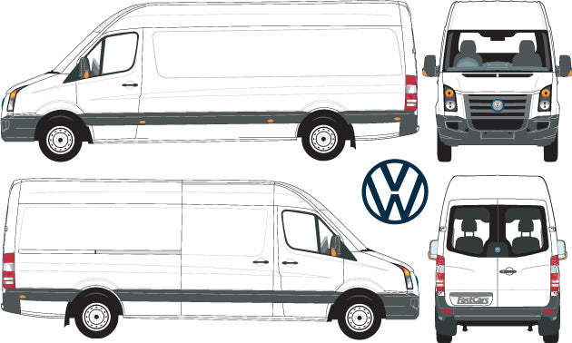 Volkswagen Crafter 2007 to 2012 -- LWB van - High Roof – FastCars ...